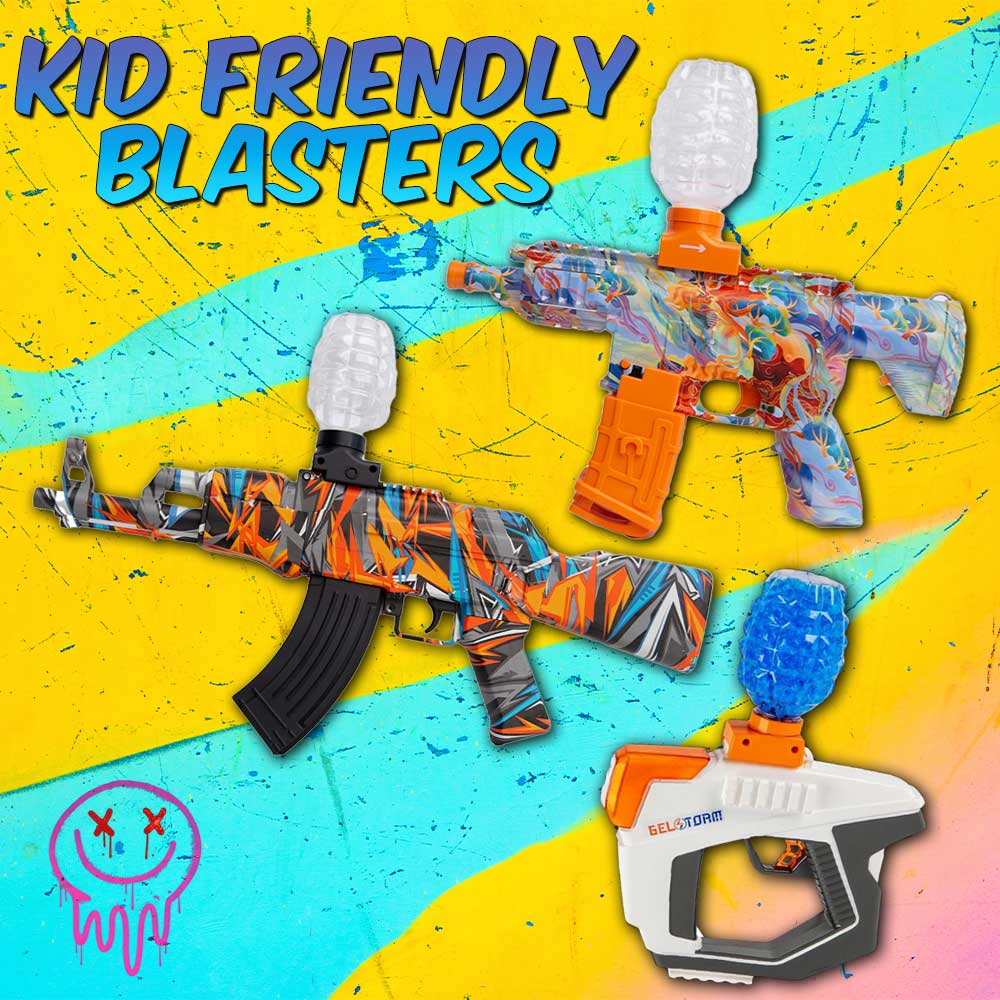 Kid Friendly Blasters – Geltactical